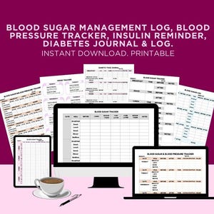 Comprehensive Diabetes Log Journal, Daily and Weekly Blood Sugar ...