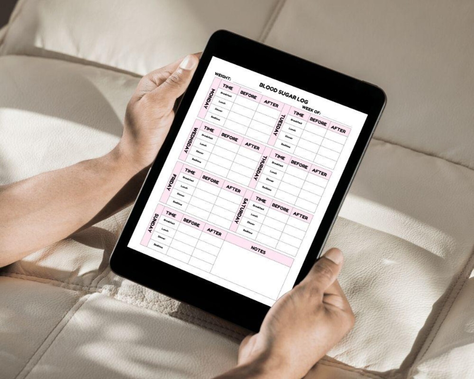 Comprehensive Diabetes Log Journal, Daily and Weekly Blood Sugar ...