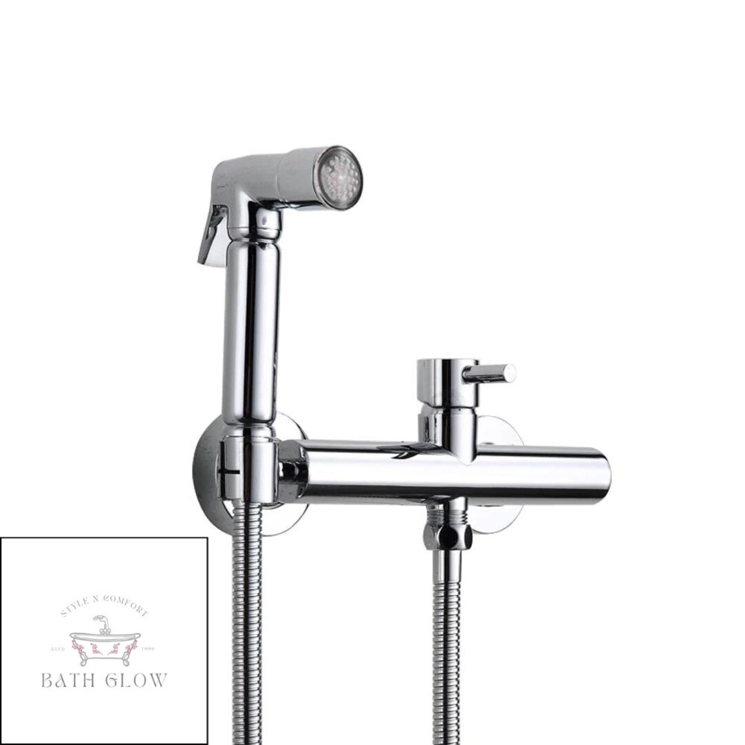 Toilet Shower With Lights, WC Bidet Spray, Thermostatic, Wall-mounted ...