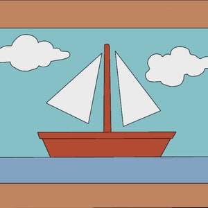 The Simpsons Boat Painting Digital Art Instant Download - Etsy
