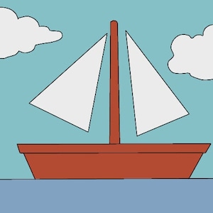 The Simpsons Boat Painting Digital Art Instant Download - Etsy