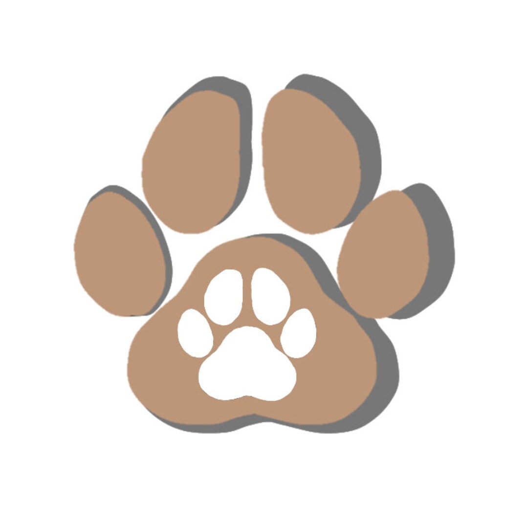Dog Paw Digital Art Instant Download - Etsy