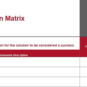 Vendor Requirements Comparison Matrix Document - Etsy