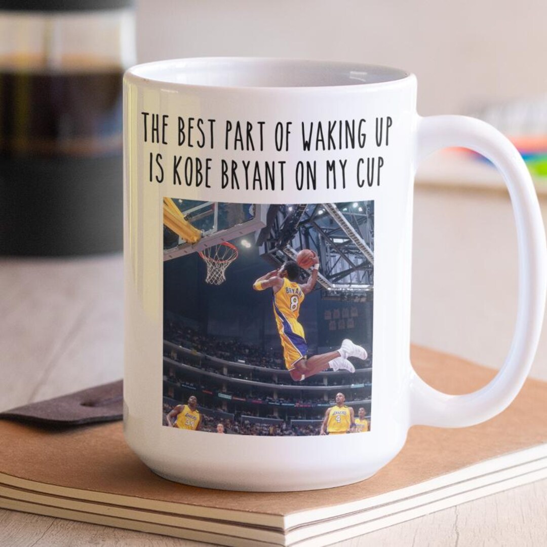 Kobe Bryant Coffee Mug, Kobe Dunk, Los Angeles Lakers Mug NBA ...