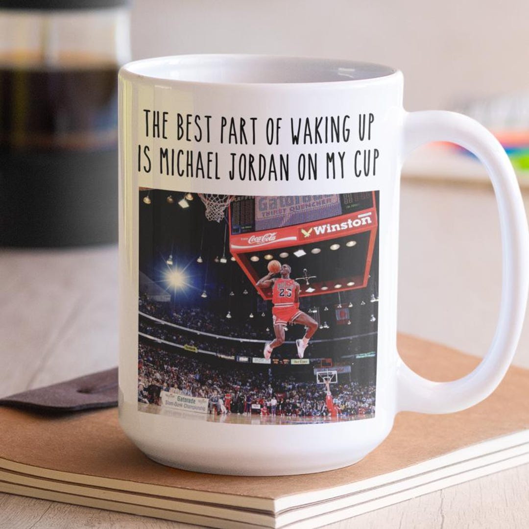 Michael Jordan Coffee Mug, Chicago Bulls Basketball Fan Gift, Chicago ...