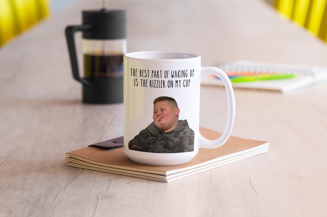 The Rizzler Coffee Mug, Rizz Meme Mug, A.J., Big Justice Coffee Mug ...