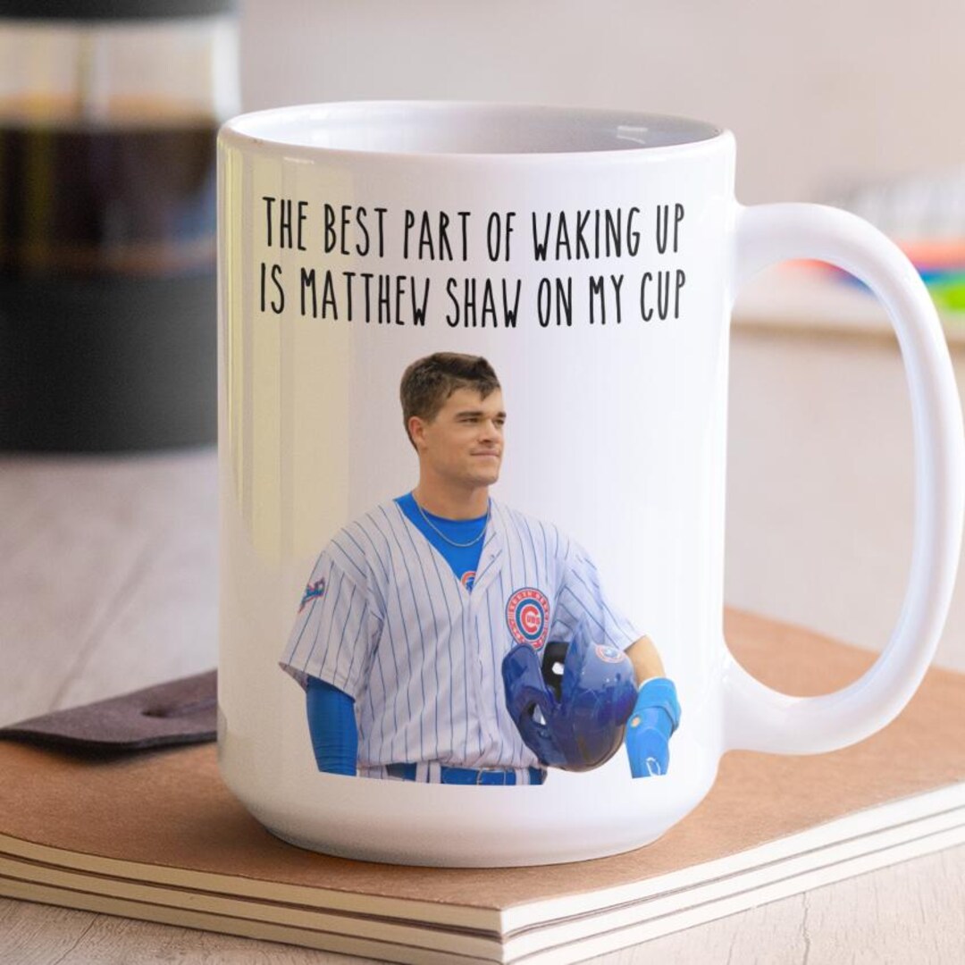 Matthew Shaw Mug, Chicago Cubs MLB Baseball Fan Gift, CHI Sports, Cubs ...