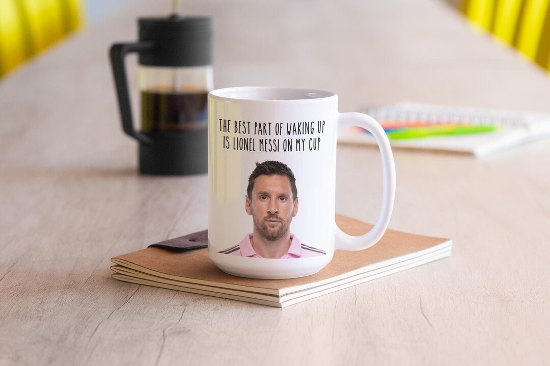 Lionel Messi Coffee Mug, Inter Miami CF Premier League Futbol Soccer ...