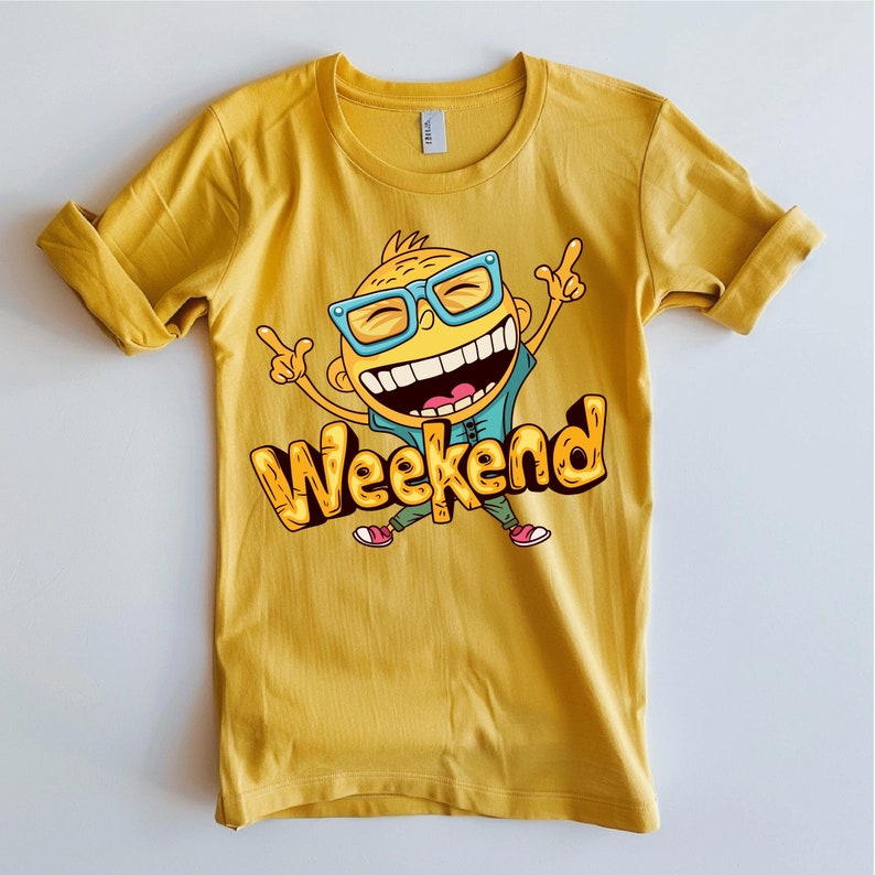Weekend Clipart, Happy Boy Svg, Weekend SVG, Crazy Weekend Svg, Design ...