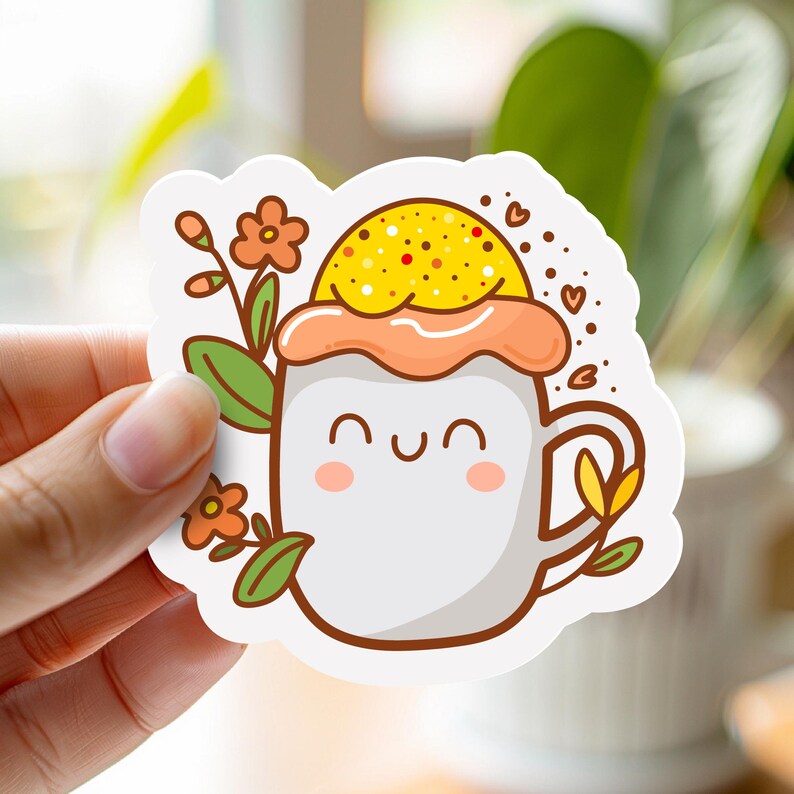 Cup Stickers SVG | Cup Printable Stickers PNG | Goodnotes Stickers ...