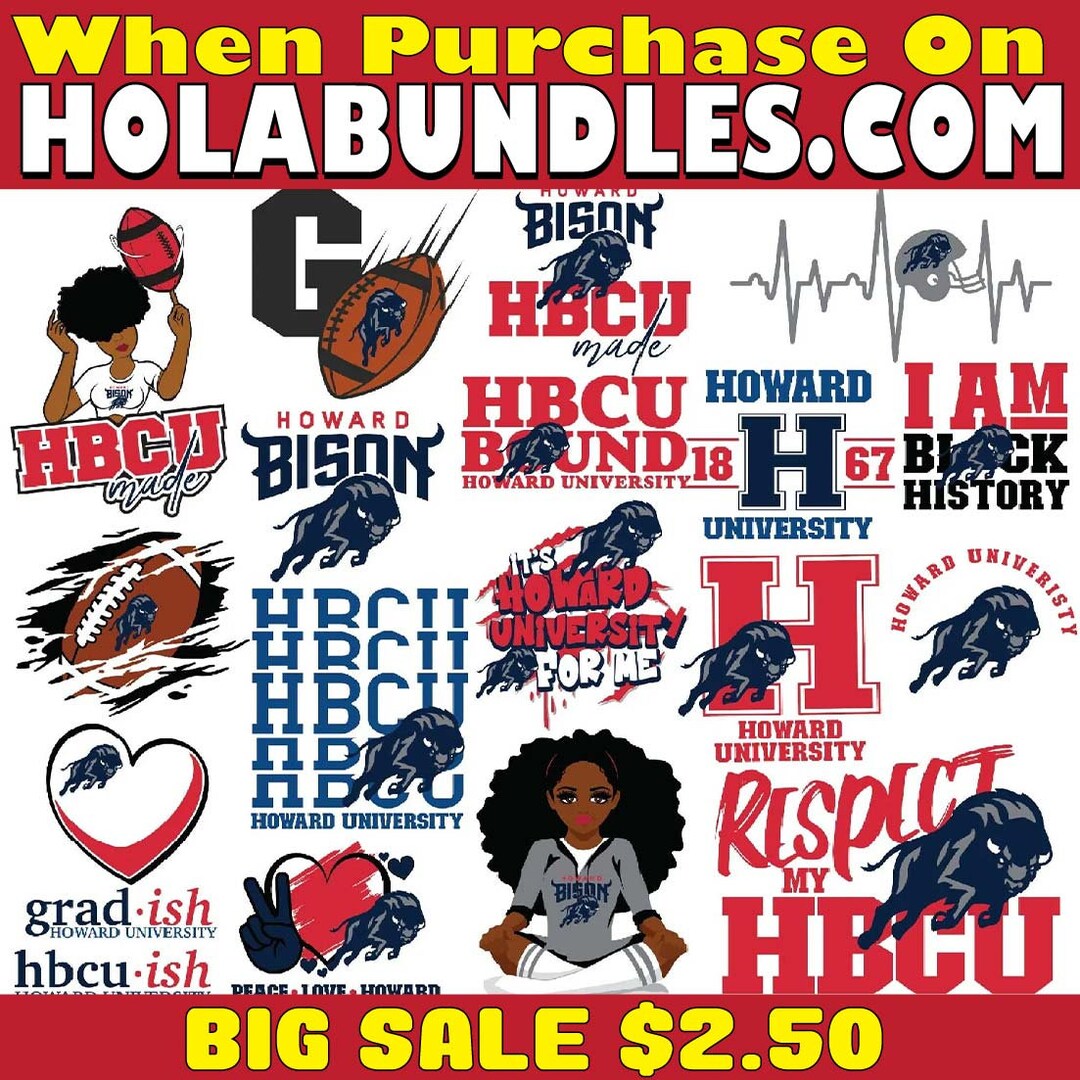 Howard University Svg, Hbcu Svg Bundle, HBCU Svg, Historically Black ...