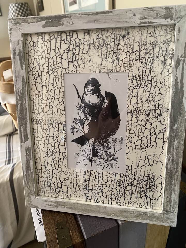 Aged Look Frame With Print 8 X 10 Frame - Etsy