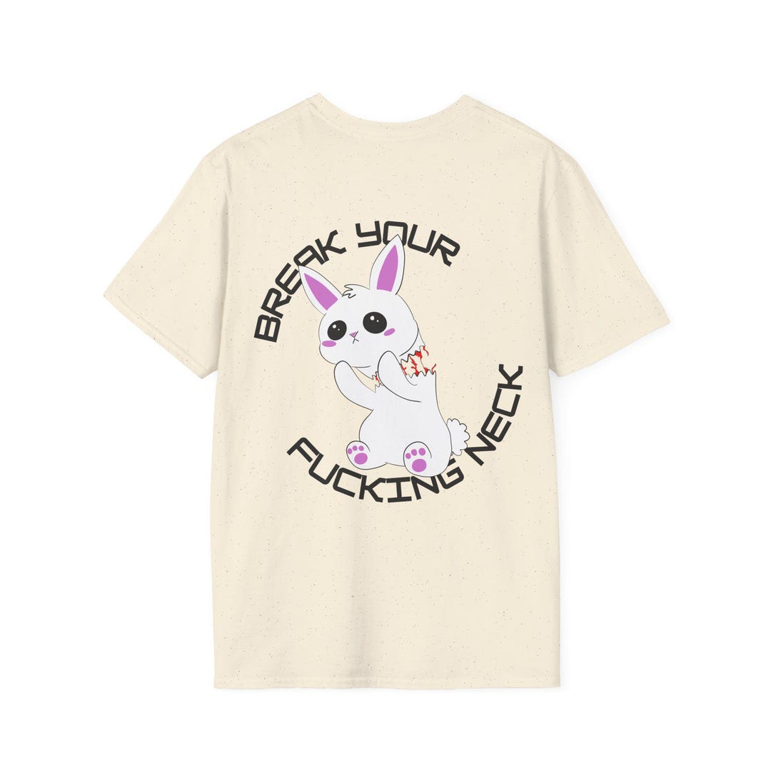 Break Your Fucking Neck, Headbanger Bunny Shirt Inappropriate and ...