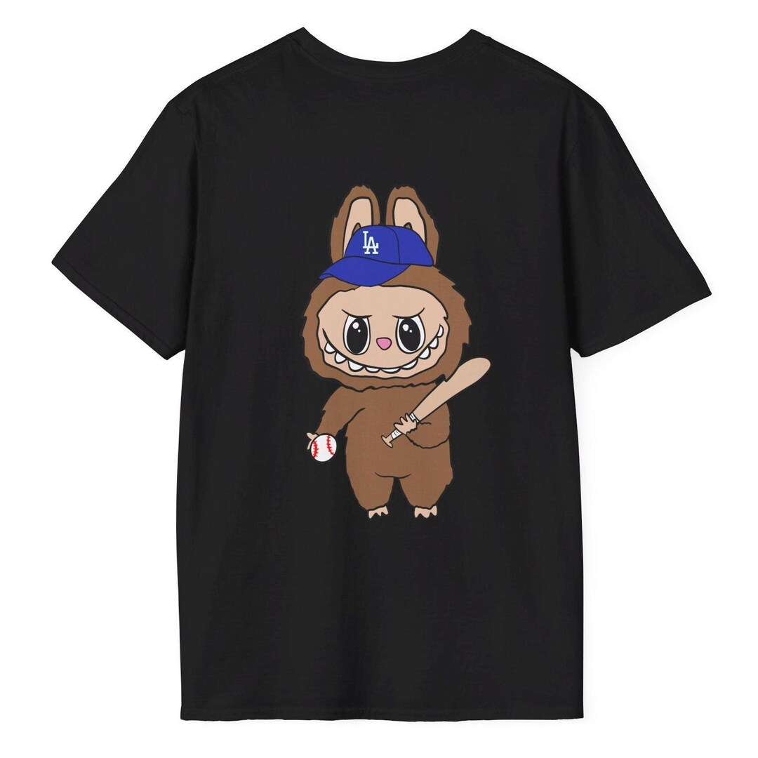 Labubu Dodgers LA Baseball Shirt - Los Angeles Game Player Tee, Fan ...