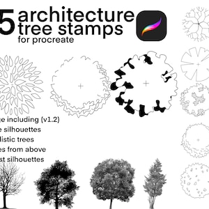 Procreate Stamps/brushes for Architecture Students With Instant ...