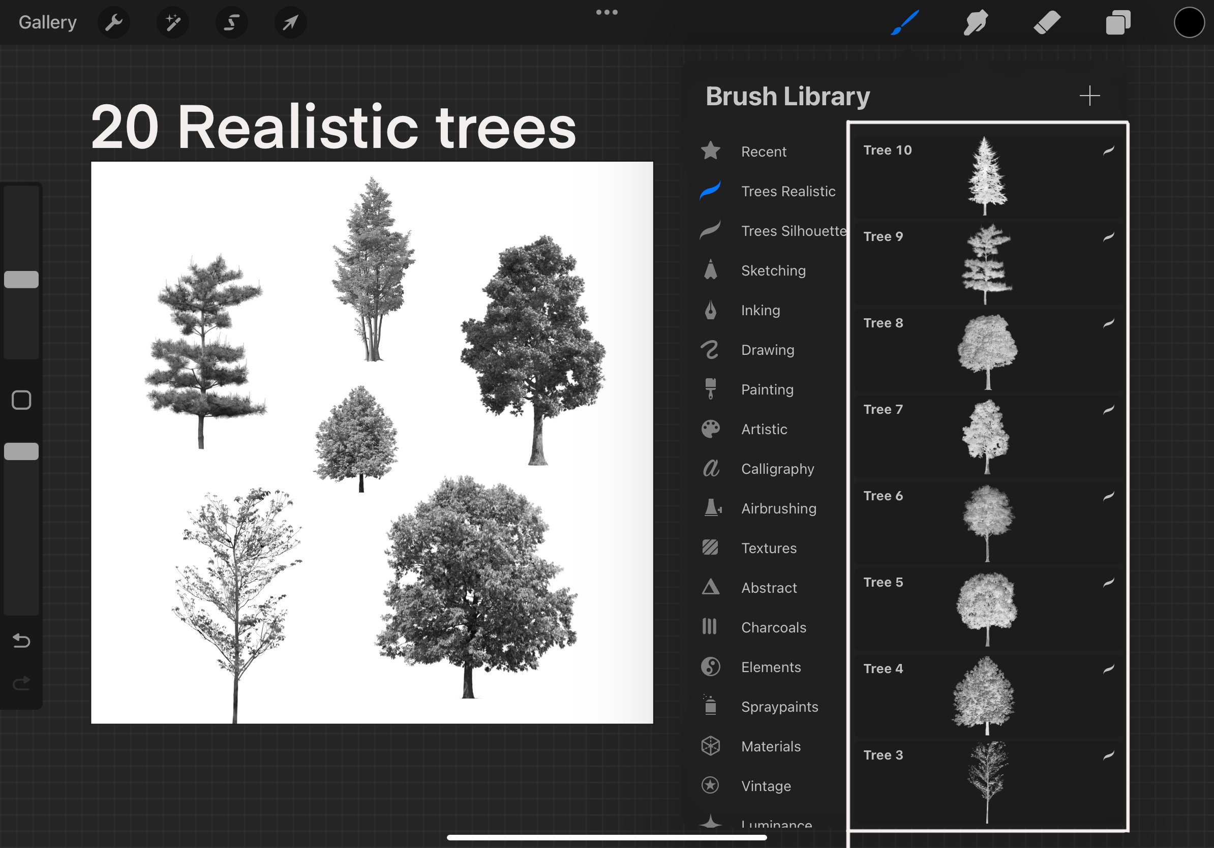 Procreate Stamps/brushes for Architecture Students With Instant ...