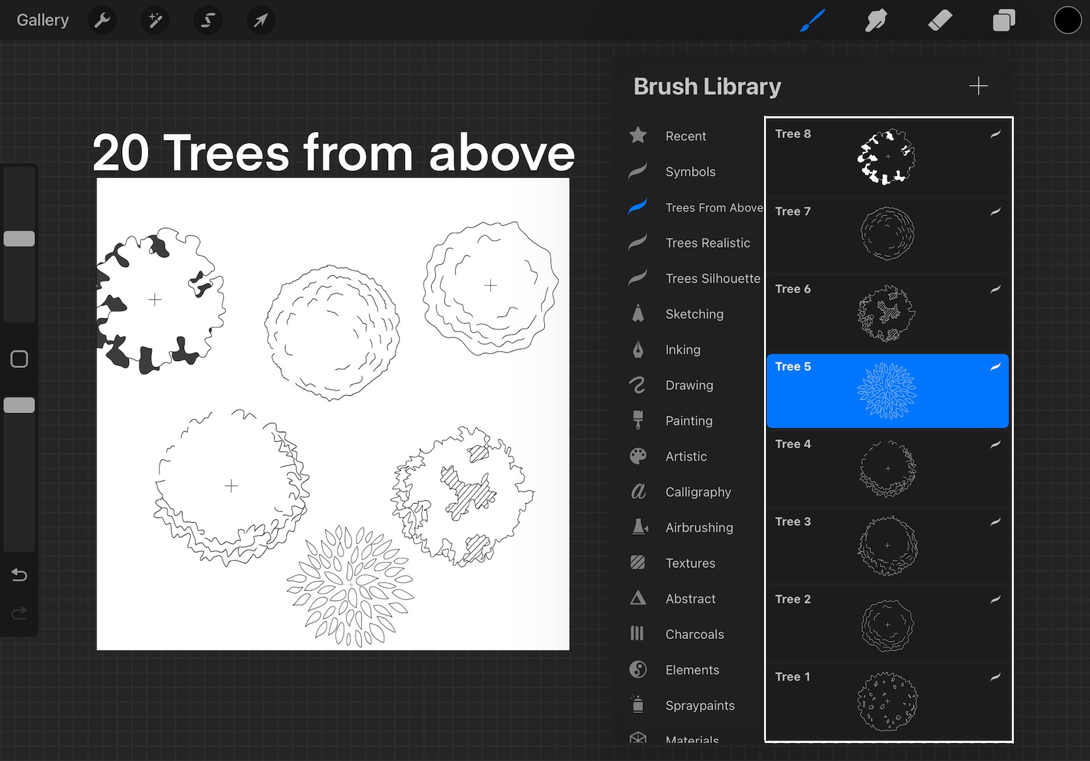 Procreate Stamps/brushes for Architecture Students With Instant ...