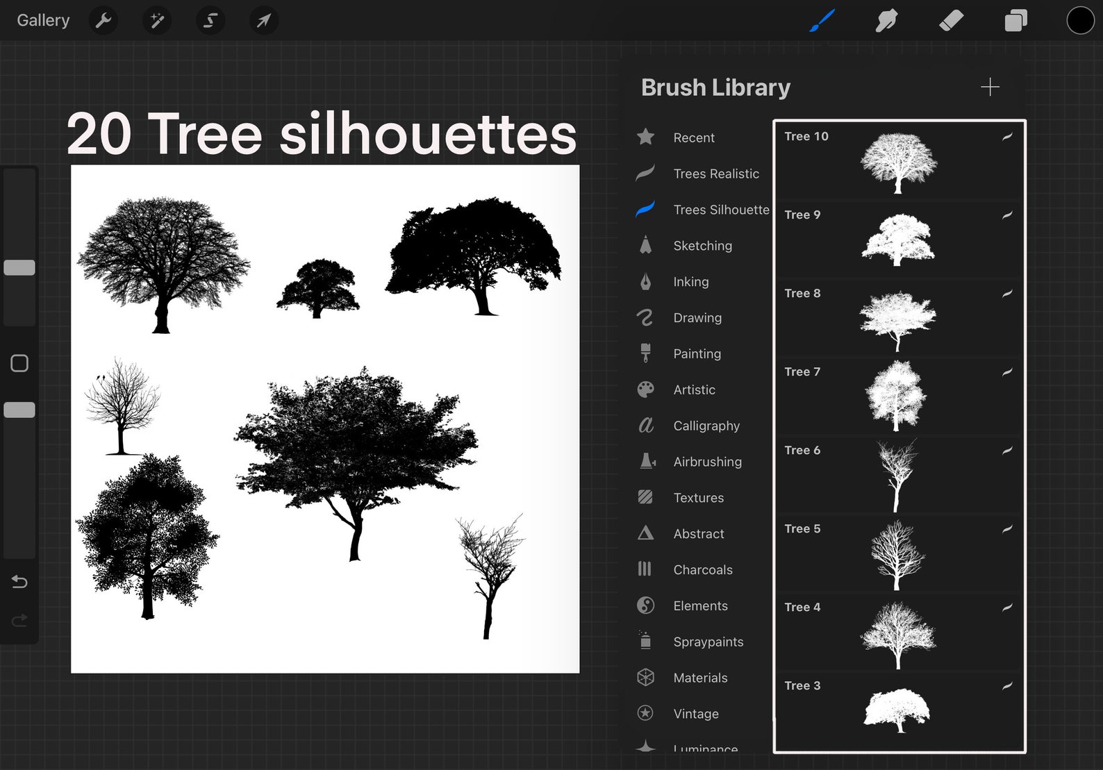Procreate Stamps/brushes for Architecture Students With Instant ...