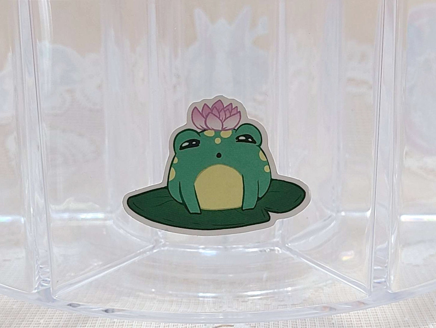 Removeable Zen Unbothered Frog Vinyl Sticker Gift for Teen - Etsy