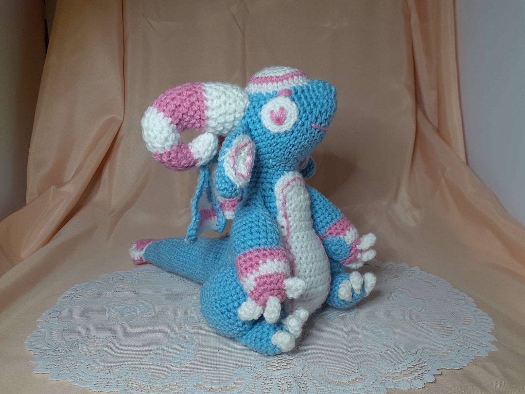 Cute Crochet Ftm Trans Pride Dragon Plushie Teen Gift - Etsy