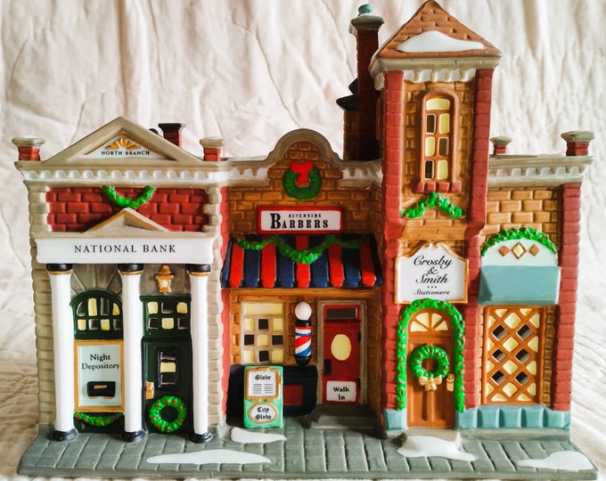 Lot Department 56 Harley Davidson Christmas Village, Holiday Motorcycle ...