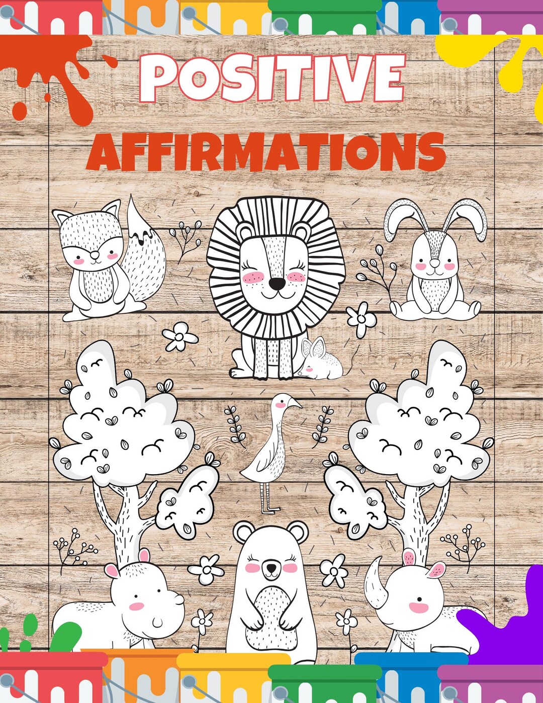 Printable Coloring Book | Confidence & Self-love Positive Affirmations ...