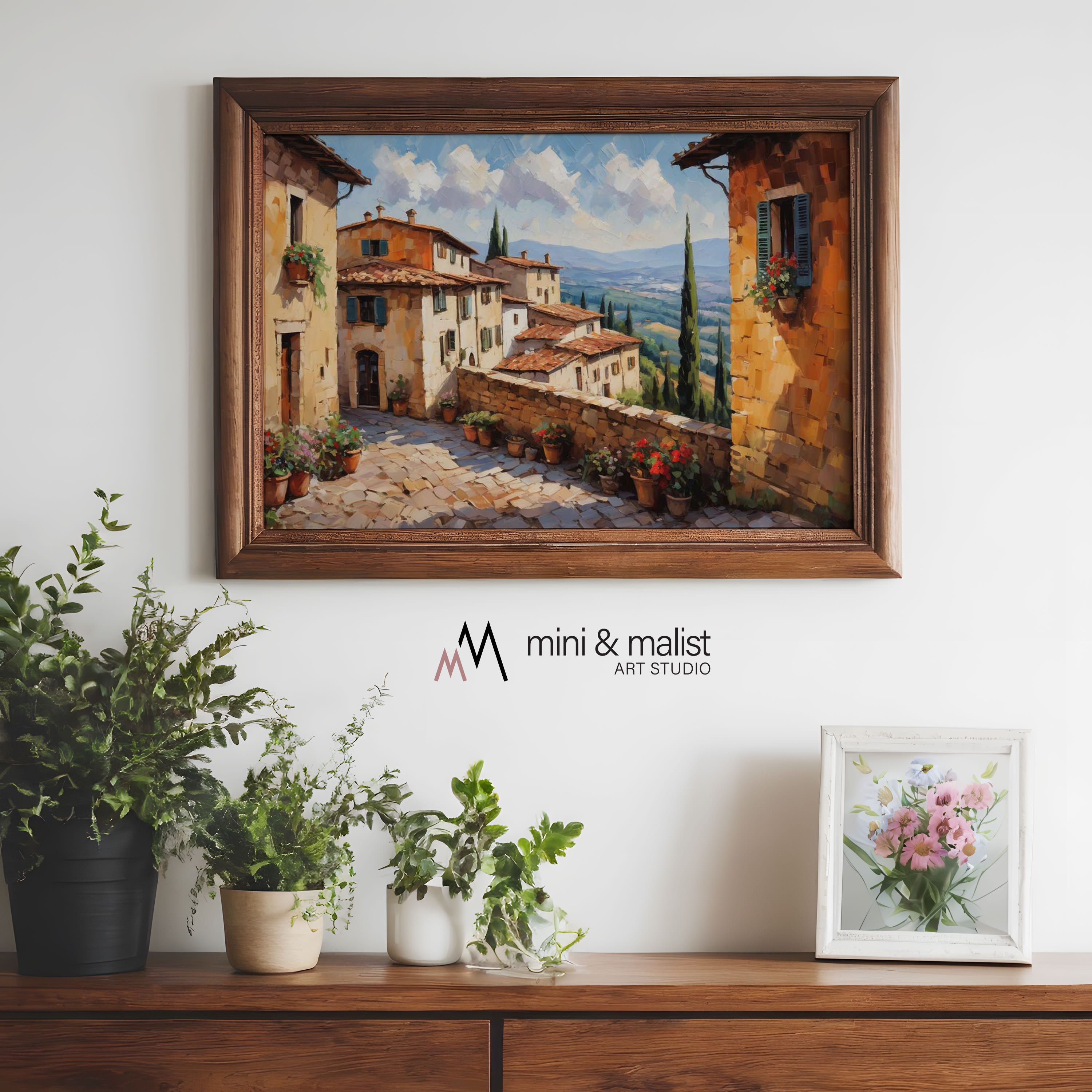 Tuscan Streetscape, Street in Tuscany, Tuscan Town, Old Town Charm ...