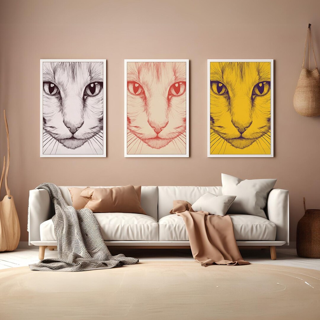 Set of 3 Powerful of Cat Eyes Collection - Etsy
