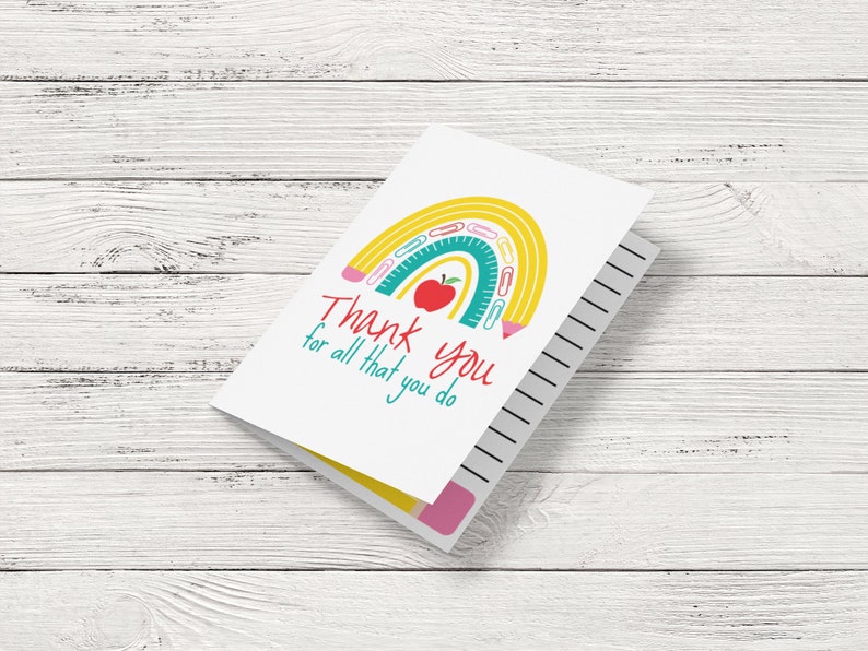 Printable Teacher Appreciation Cards | Printable Teacher Cards ...