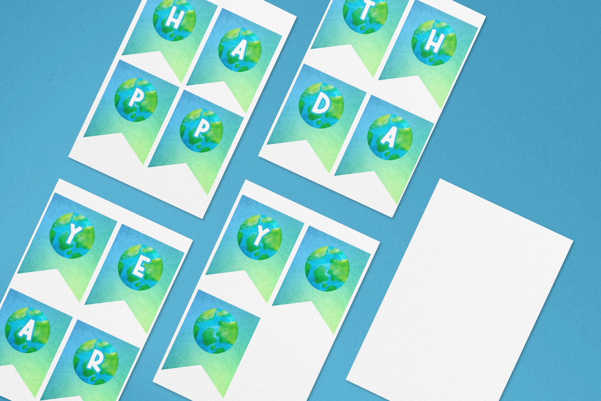 Printable Earth Day Banner Printable Happy Earth Day Garland Printable ...