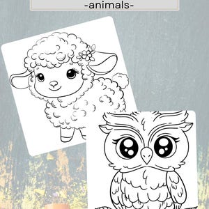 40+ Beautiful Animal Designs to Color – Instant Download! - Etsy