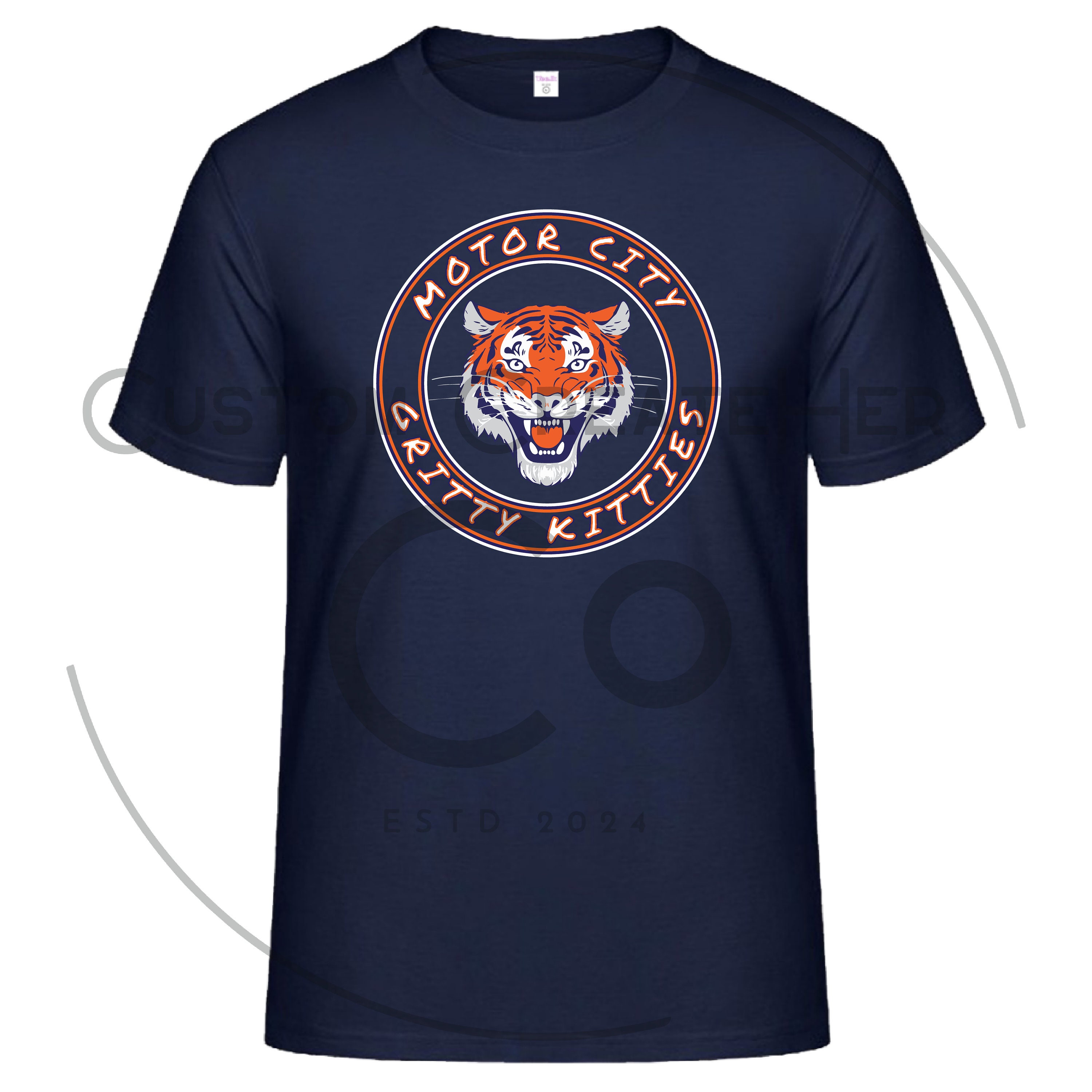 Motor City Gritty Kitties Detroit Baseball Tigers Grit SVG, PNG, JPG ...