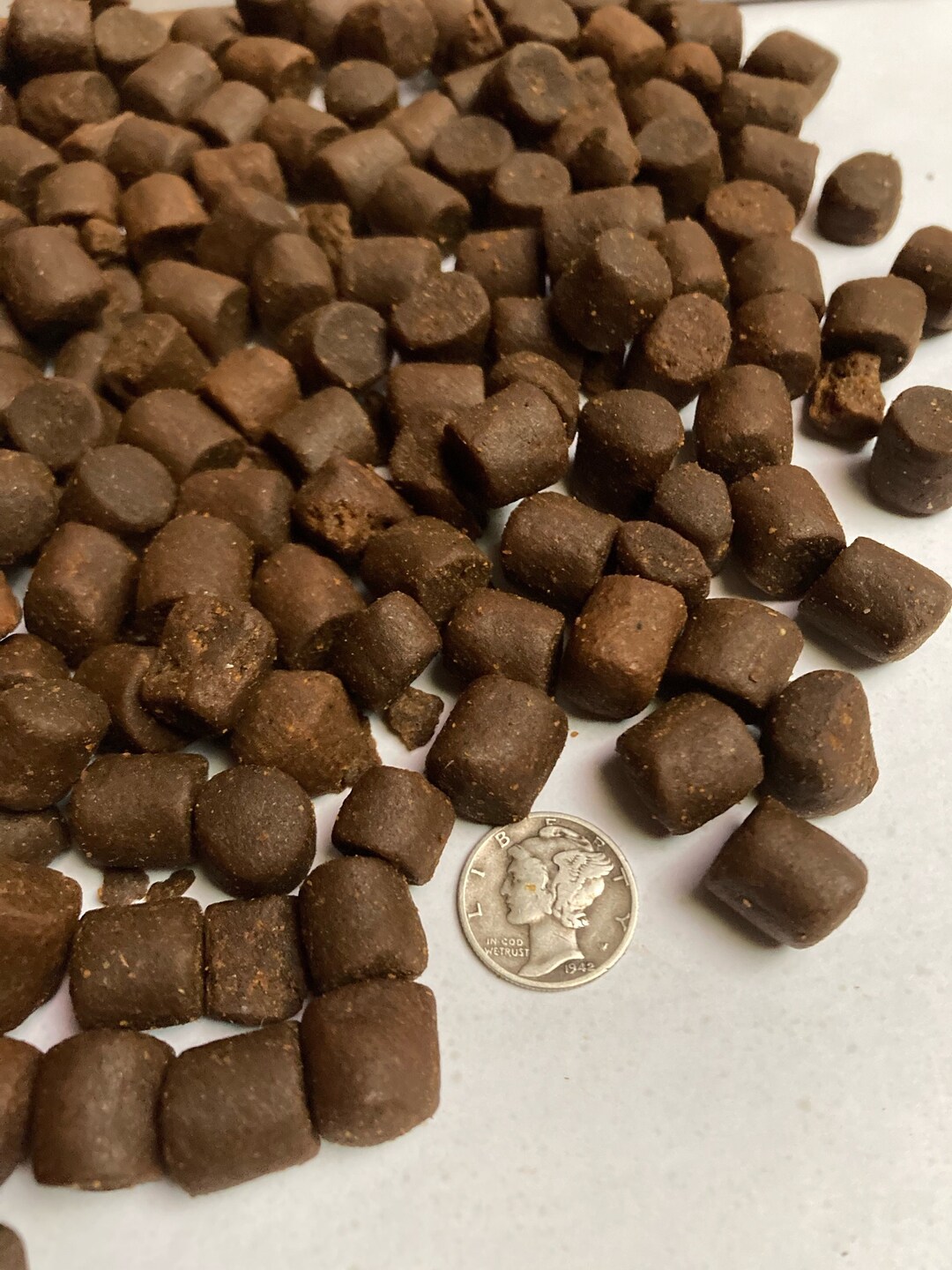 Premium " Krill " Sinking Pellets 12 Mm Fish Food Tropical Fish Bottom ...