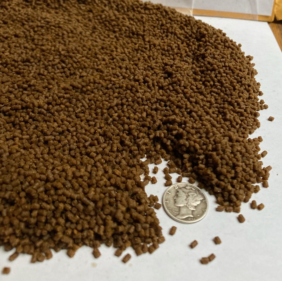 Premium " Krill " Sinking Pellets 2 Mm Axolotl Fish Food Tropical Fish ...