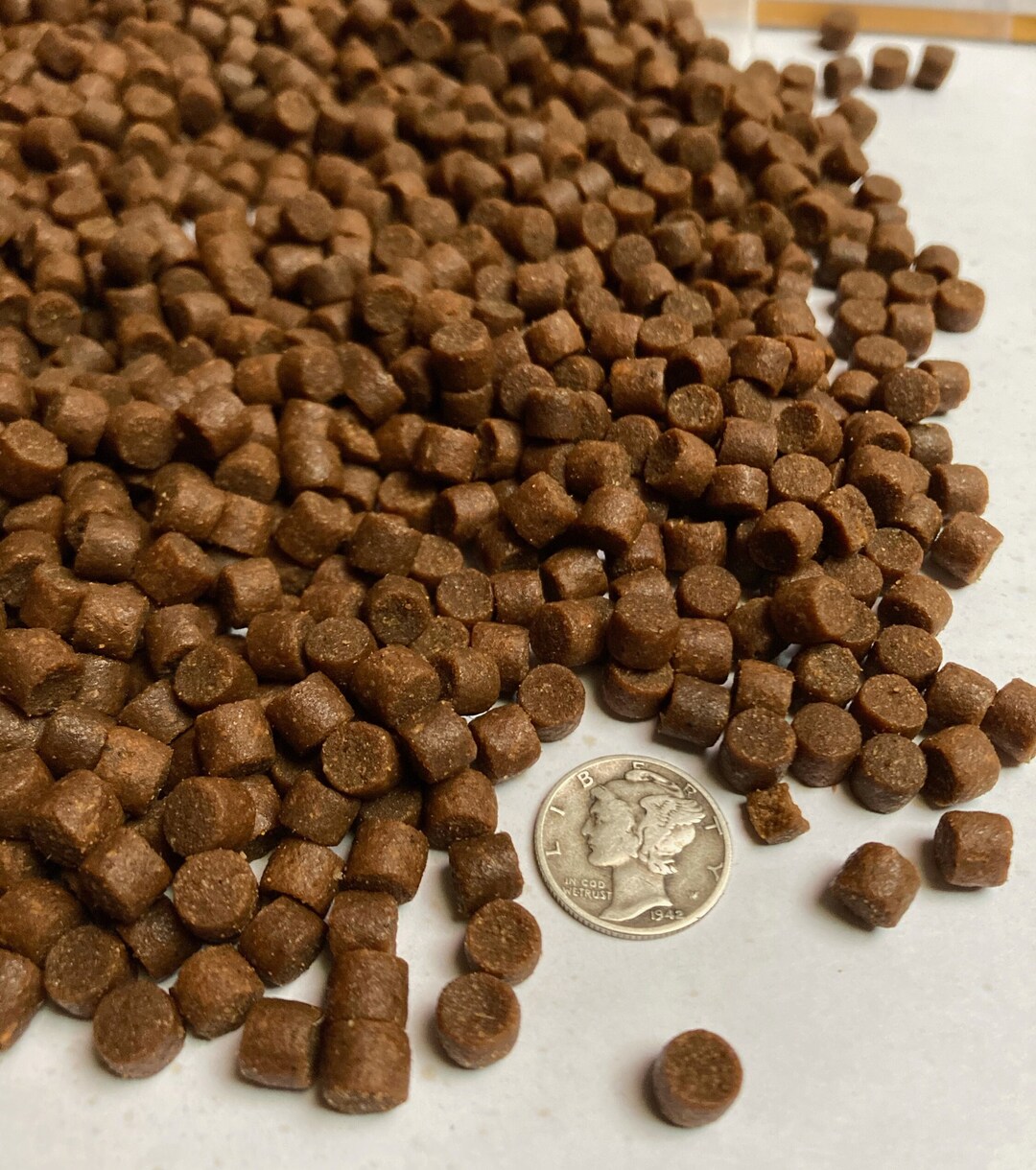 Premium " Krill " Sinking Pellets 6 Mm Axolotl Cichlid Koi Discus ...