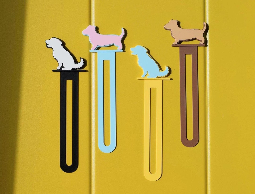 Pet Bookmark Custom - 3 Pack - 3D Printed Animal Silhouette - Etsy