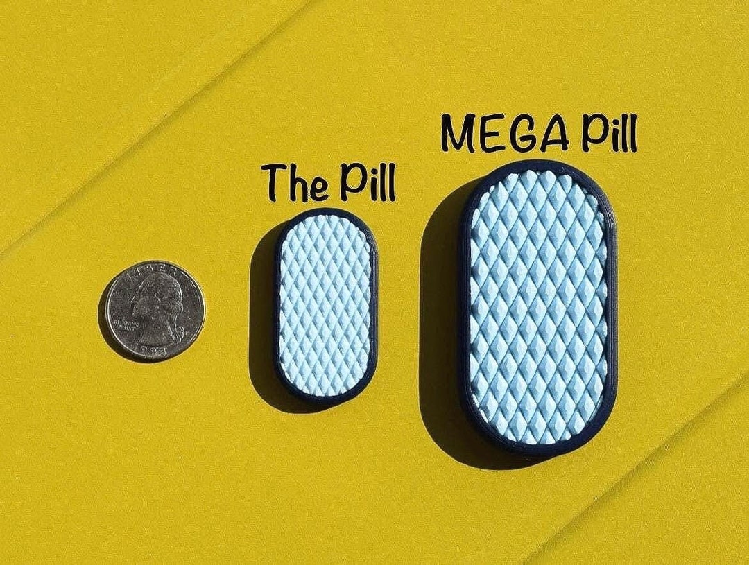 MEGA Pill - Customizable Fidget Slider 3D Printed - Etsy