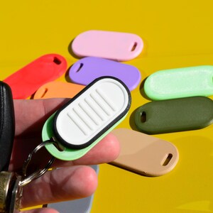 Fidget Holder Keychain - 3D Printed Slider Carrier for the Pill and ...