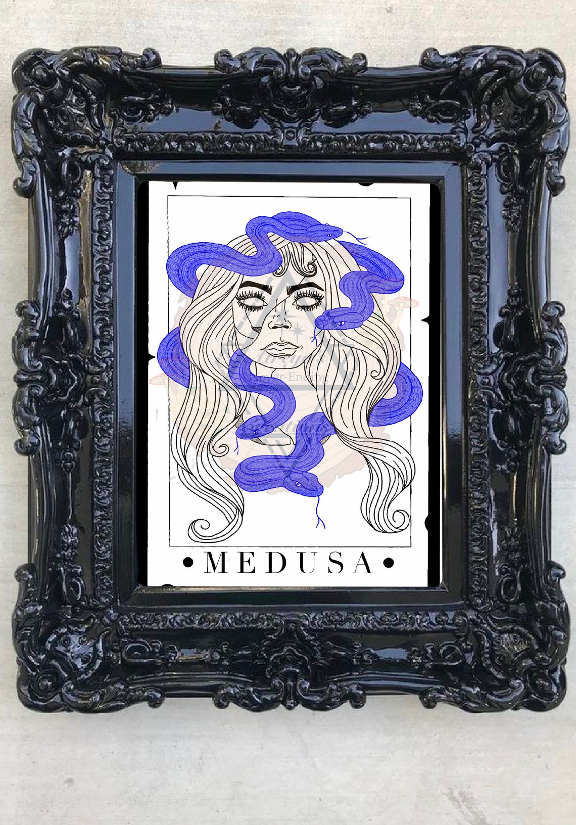 Medusa Corpse Bride Tarot Card Digital Download Prints - Etsy