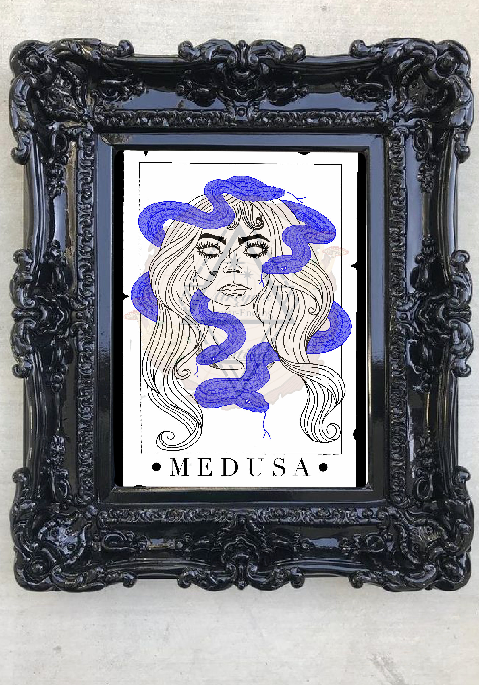 Medusa Corpse Bride Tarot Card Digital Download Prints - Etsy