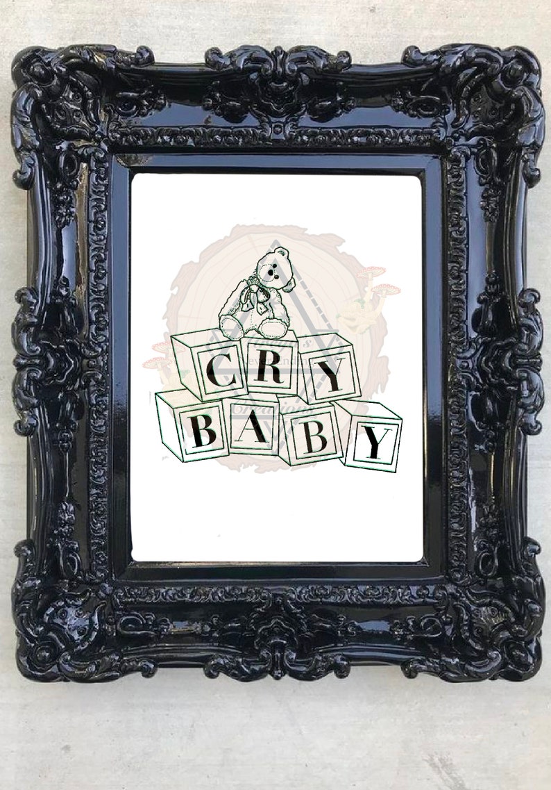 Cry Baby Blocks Teddy Bear Melanie Martinez Digital Downloadprints - Etsy