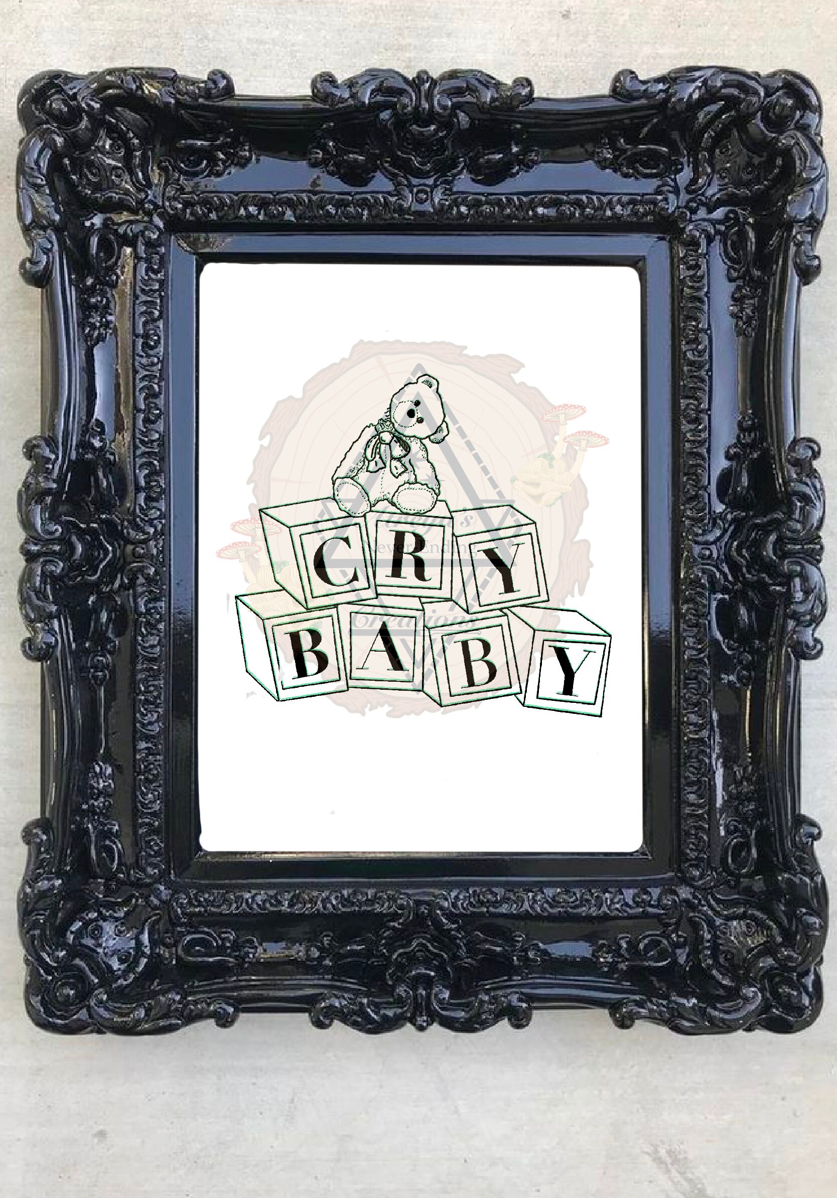 Cry Baby Blocks Teddy Bear Melanie Martinez Digital Downloadprints - Etsy