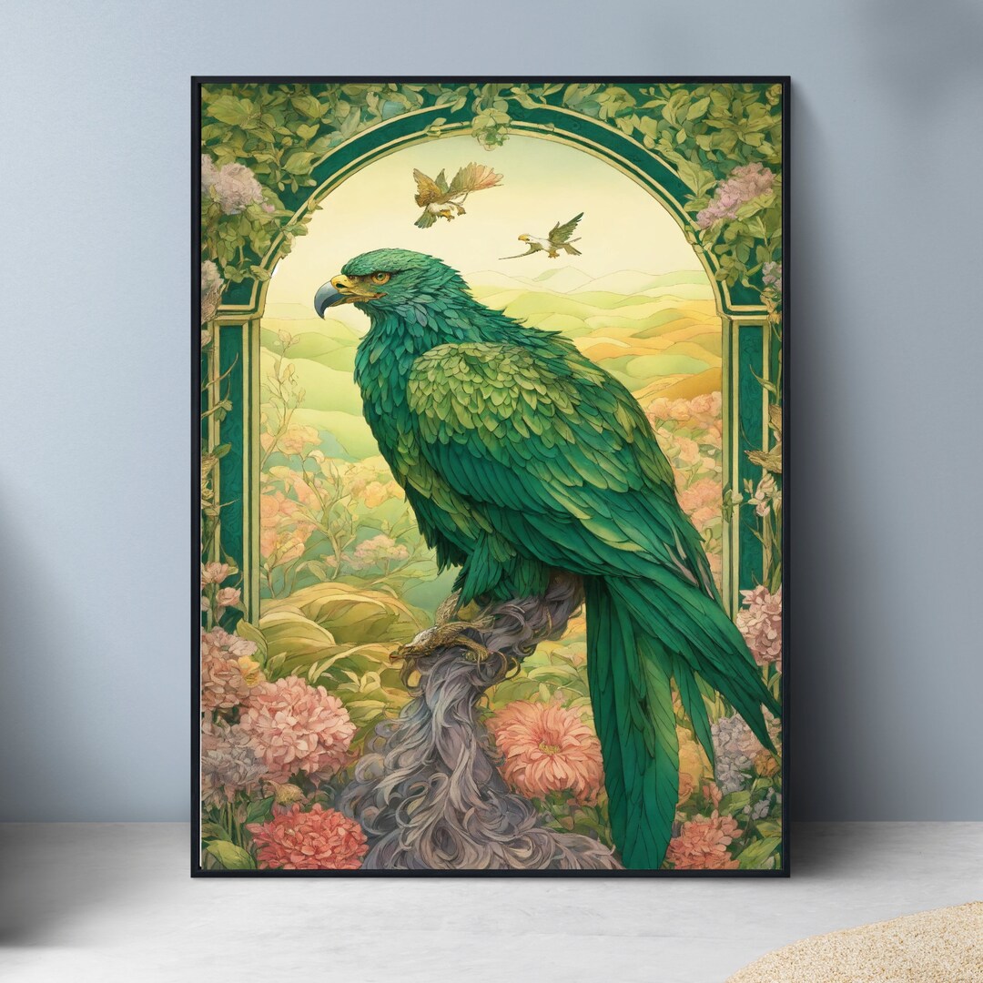Captivating Eagle Puzzle: Nature Inspired William Morris Puzzle 1000 ...