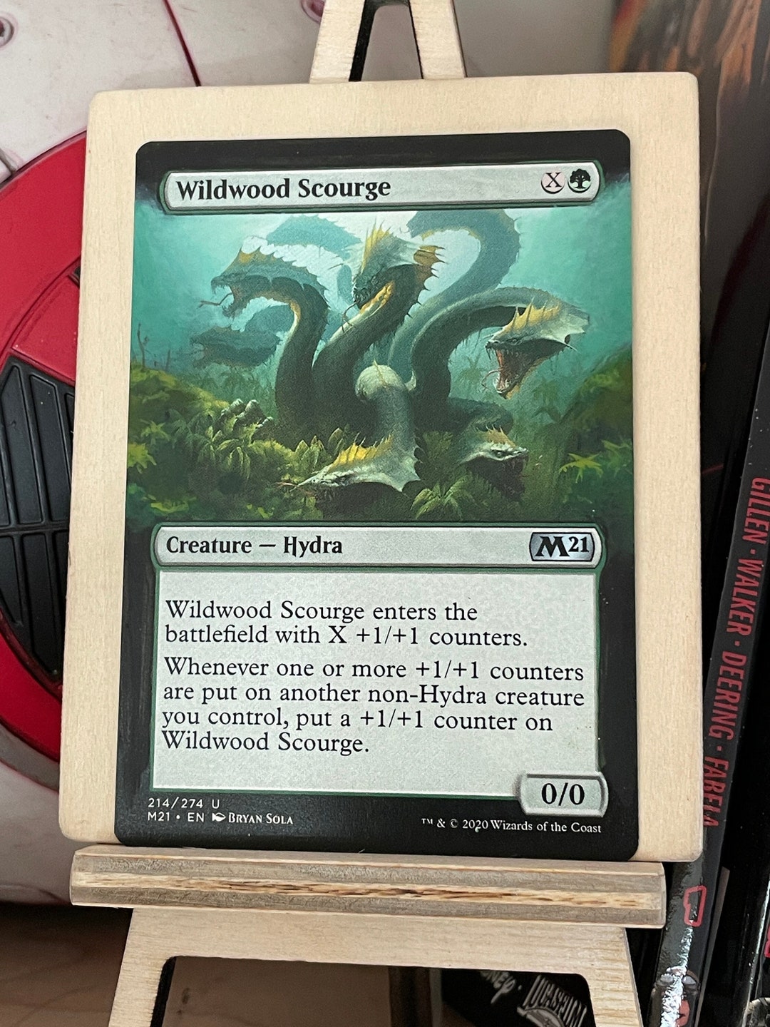 Wildwood Scourge Extended Art - Alter - Handpainted Authentic Mtg Card ...