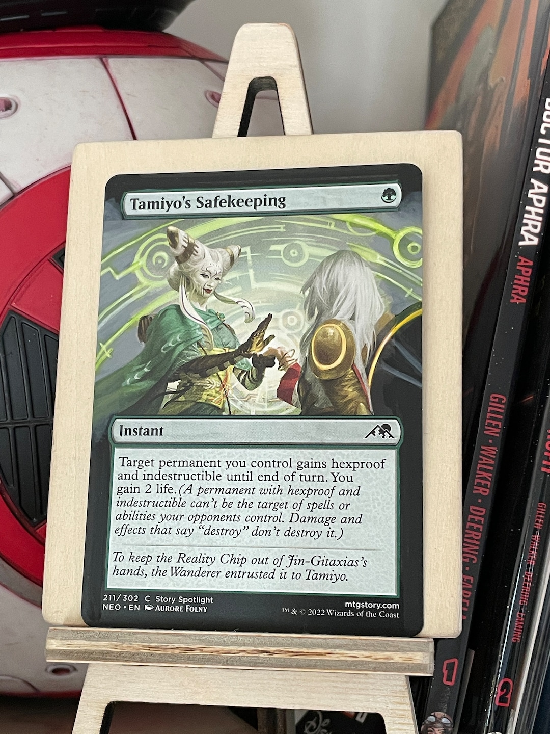 Tamiyo’s Safekeeping Extended Art - Alter - Handpainted Authentic Mtg ...