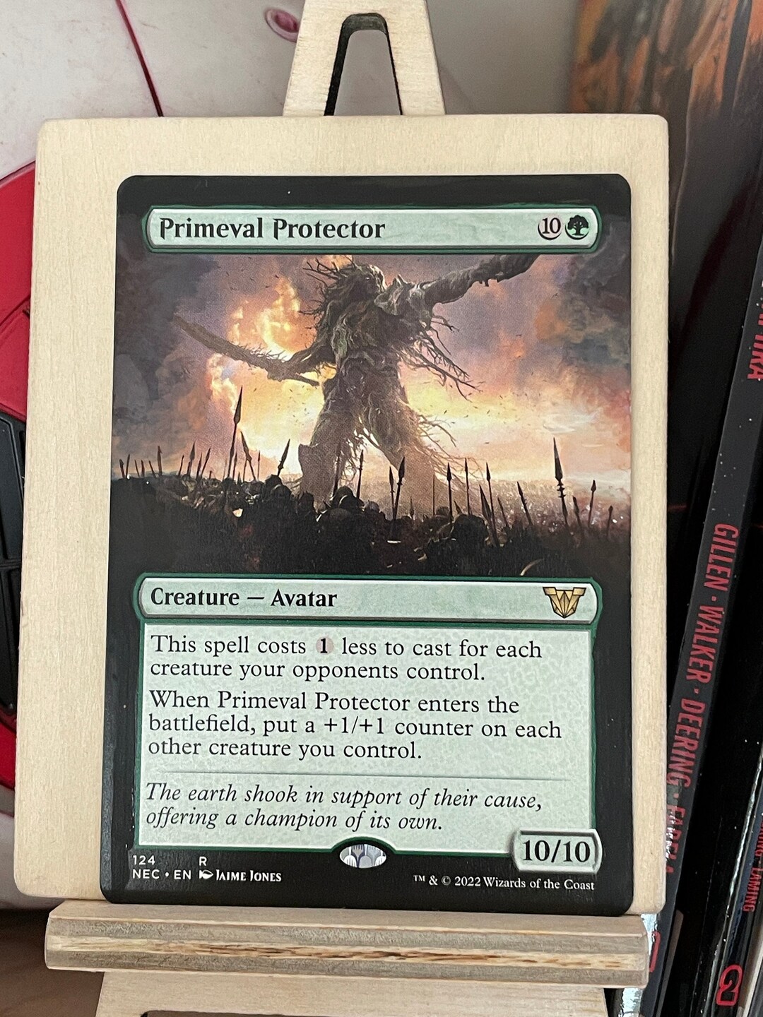 Primeval Protector Extended Art - Alter - Handpainted Authentic Mtg ...