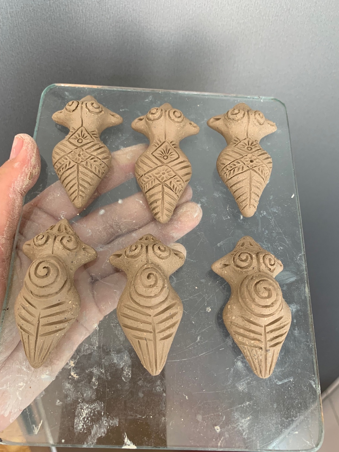 A Clay Ceramic Trypillian Goddess. Trypillia Goddess - Etsy