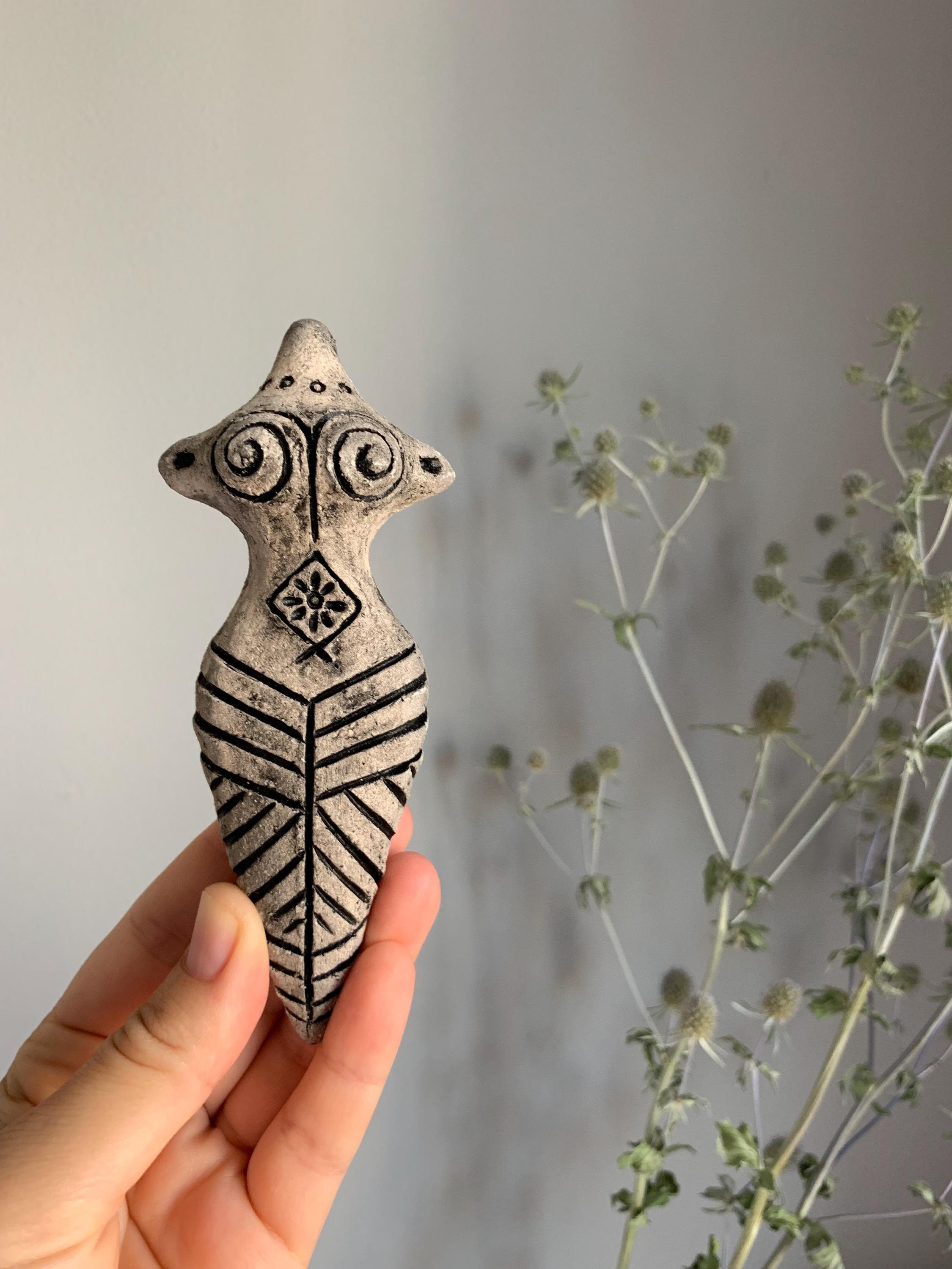 Trypillia Ceramic Goddess. Clay Goddess Mother. Cucuteni Culture - Etsy