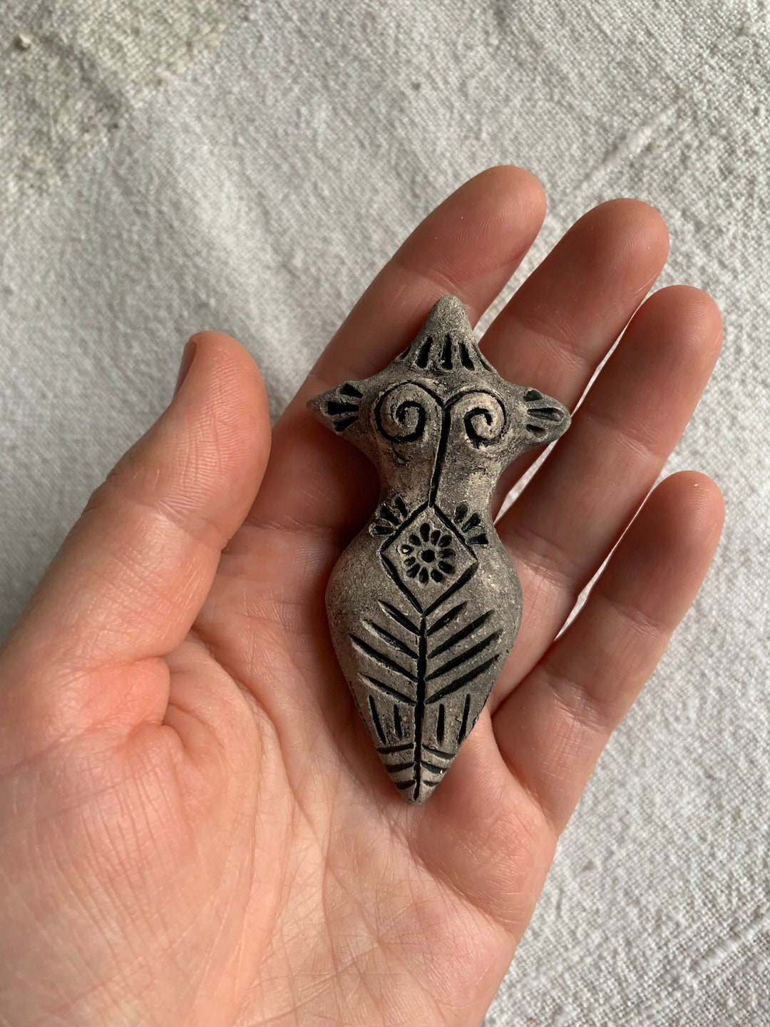 A Clay Ceramic Trypillian Goddess. Trypillia Goddess - Etsy