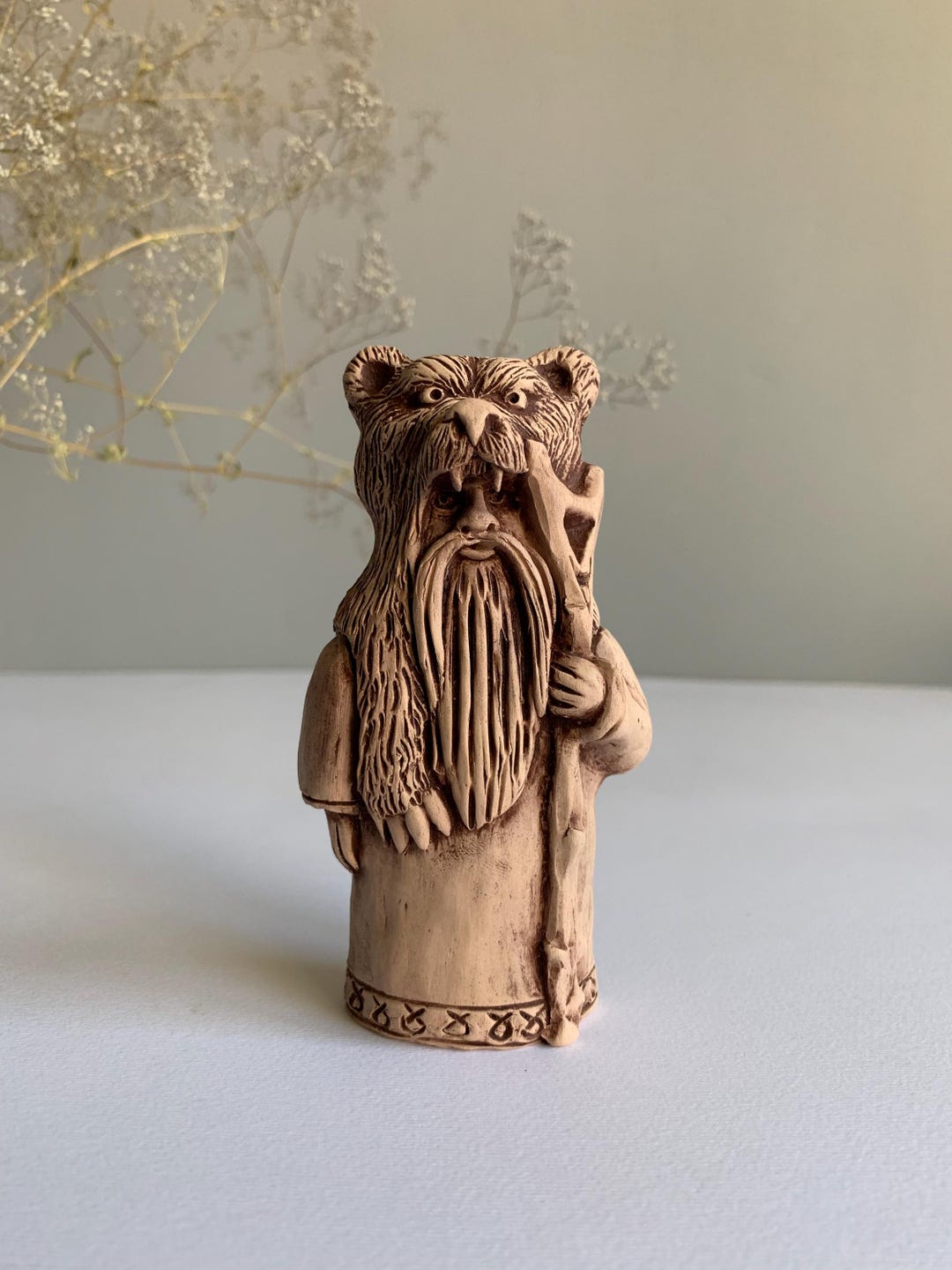 God Veles Handmade Ceramic Slavic Idol. the Figurine of the Deity of ...